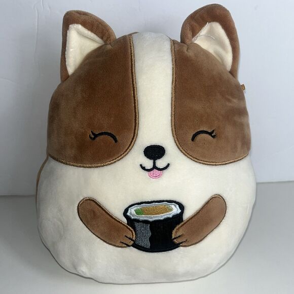 Kellytoy | Toys | Squishmallow Regina Corgi Dog Sushi Hot Topic ...
